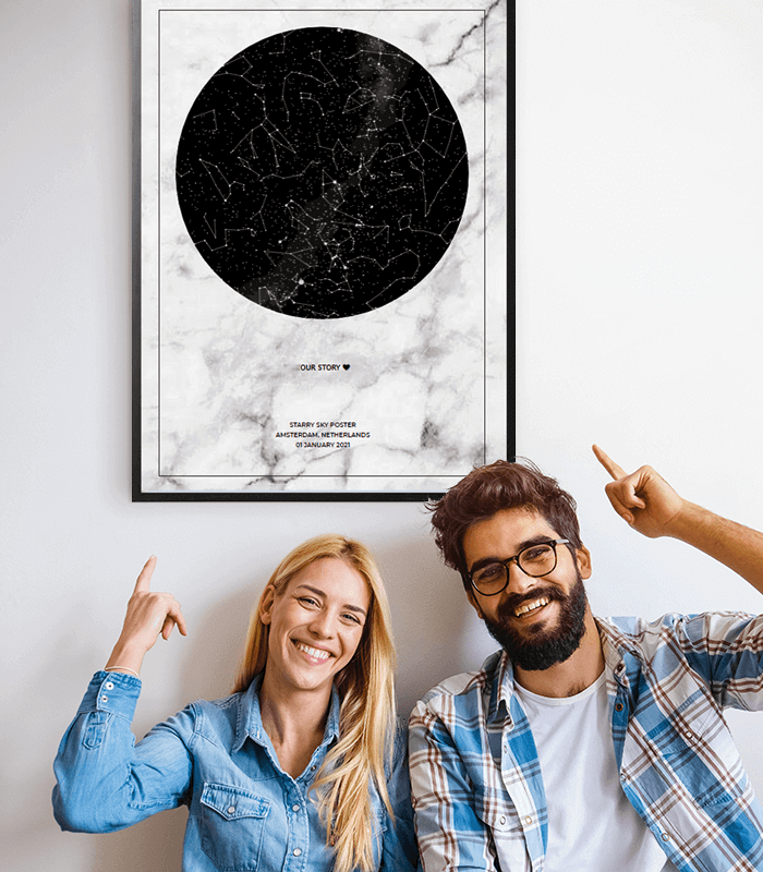 Star Map Poster - Starry Sky Poster