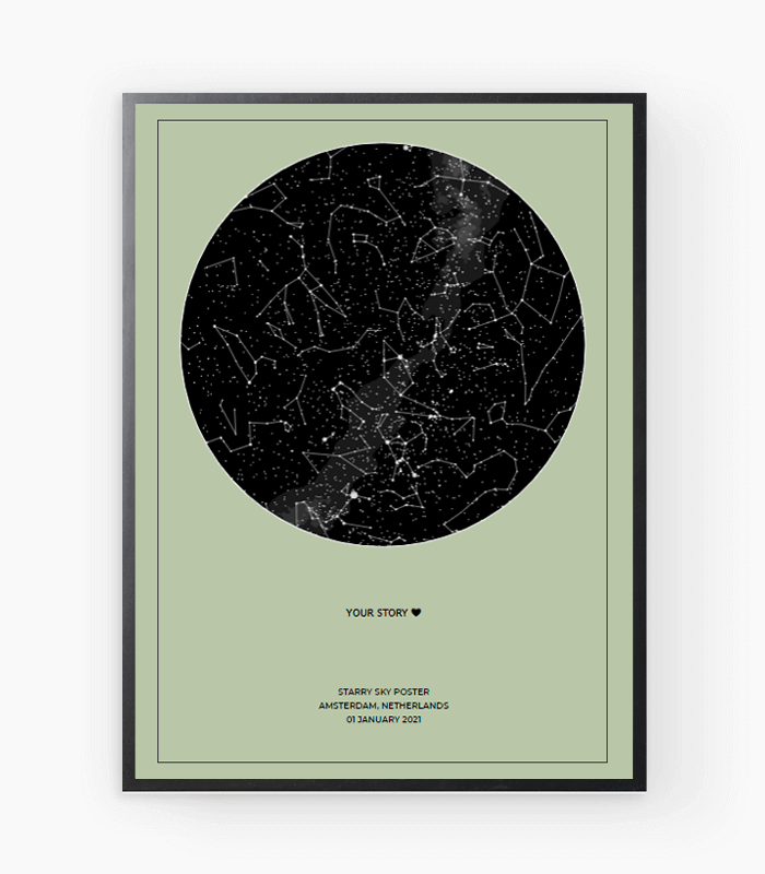 Star Map Poster - Starry Sky Poster